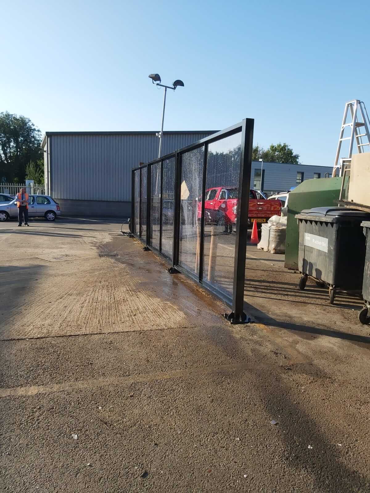 Linear Jet Wash Screen | Ace Shelters