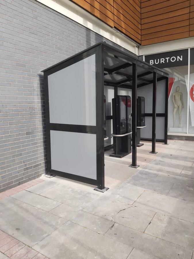 Mono Pitched Ticket Machine Shelter | Ace Shelters