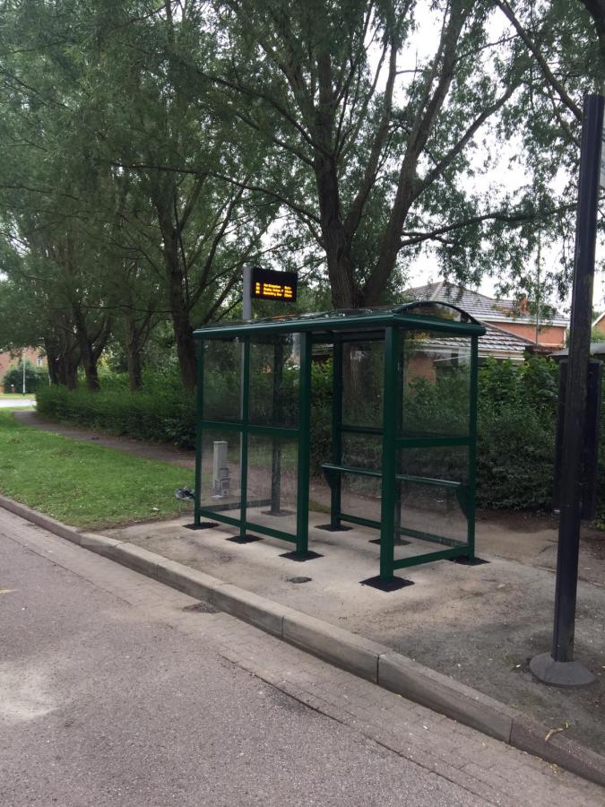 Heritage Bus Shelter - Staggered Entry | Ace Shelters