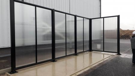 3mtr Tall Jet Wash Screen | Ace Shelters