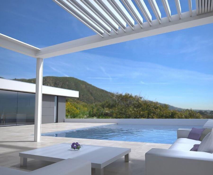 Skye Louvered Canopy | Ace Shelters